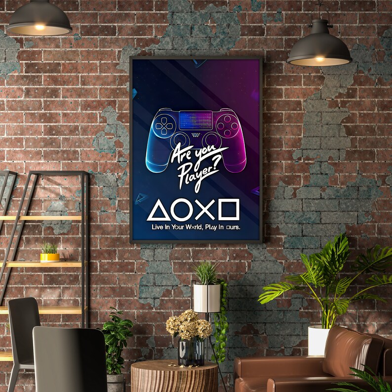 Gaming Poster Printable Video Game Wall Art Gaming Room - Etsy