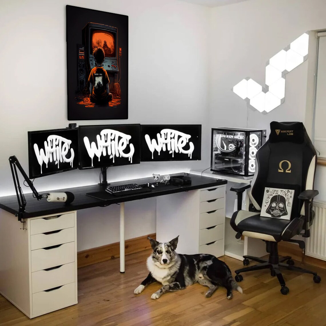 Boys Room Decor Print Gaming Design Poster Game Wall Art Teen Gaming ...