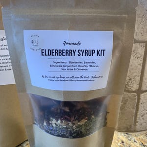 Easy Peasy Elderberry Syrup Kit - Etsy