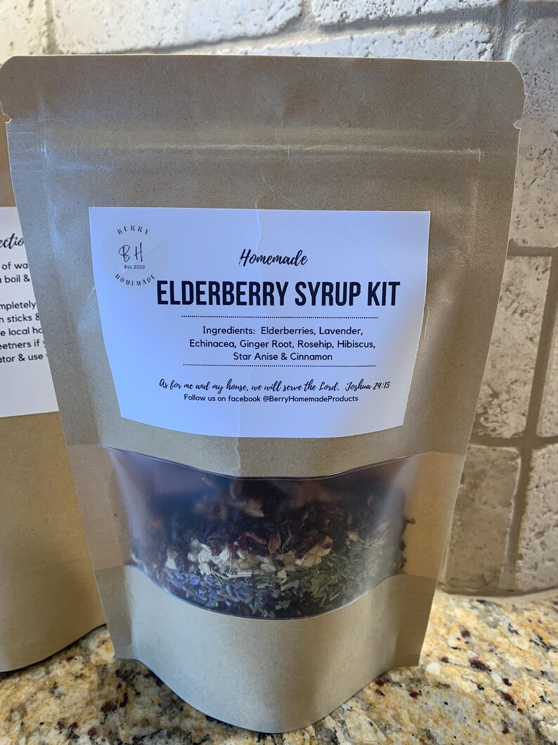 Easy Peasy Elderberry Syrup Kit - Etsy