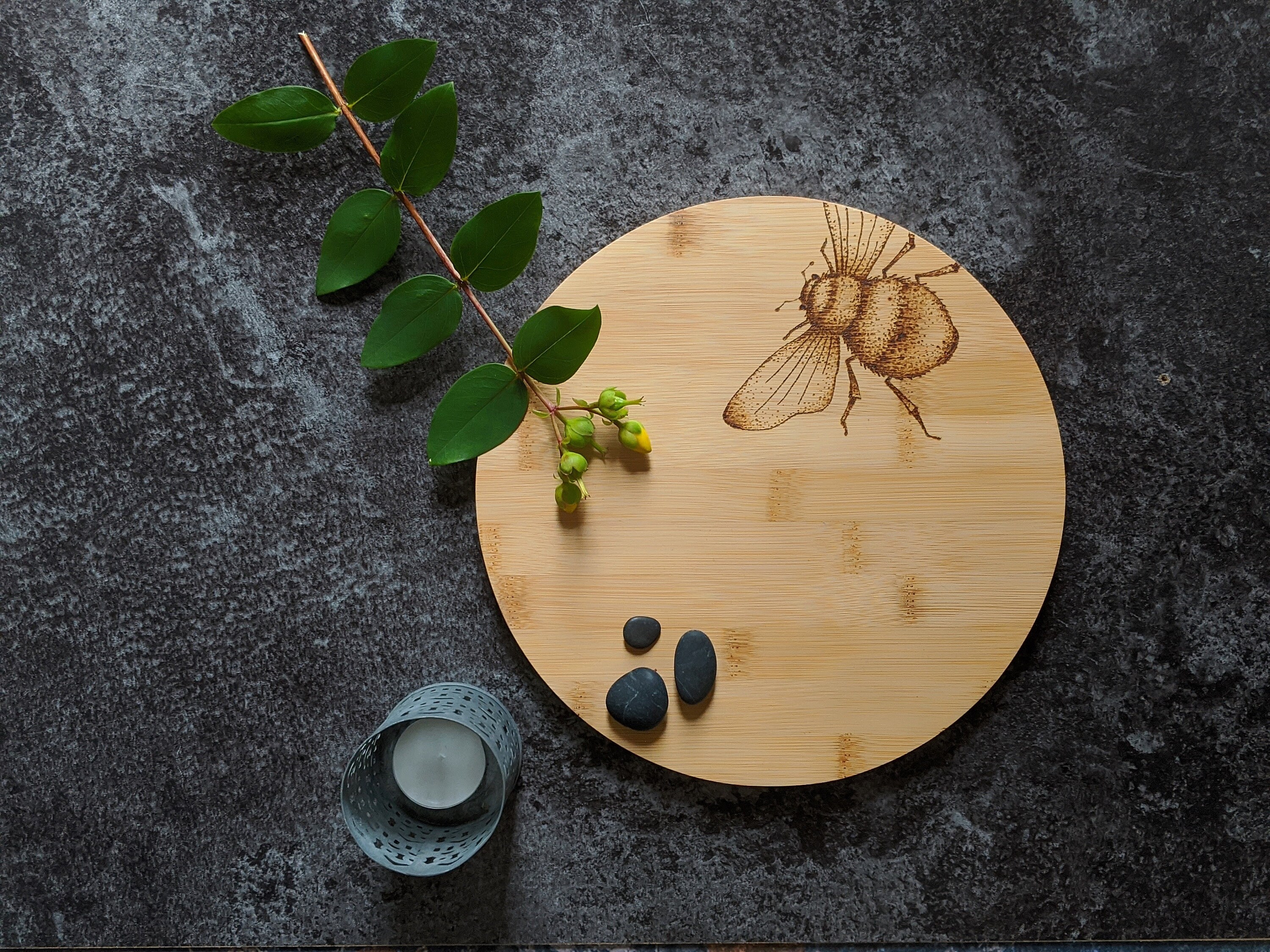 Bumble Bee Insect Wood Bamboo Platter Chopping Board - Etsy