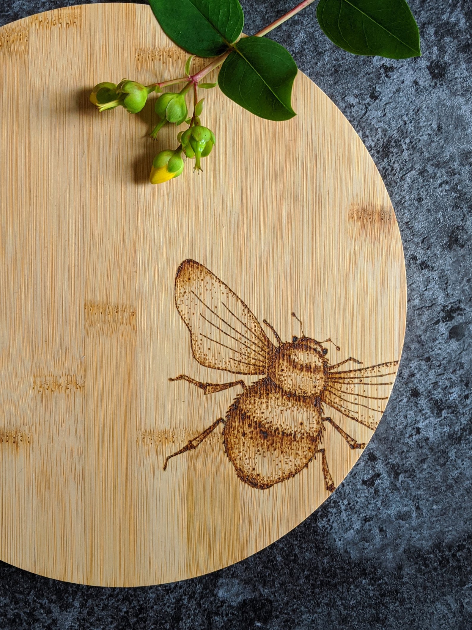 Bumble Bee Insect Wood Bamboo Platter Chopping Board - Etsy