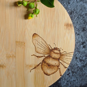 Bumble Bee Insect Wood Bamboo Platter Chopping Board - Etsy