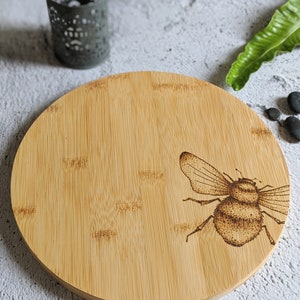 Bumble Bee Insect Wood Bamboo Platter Chopping Board - Etsy