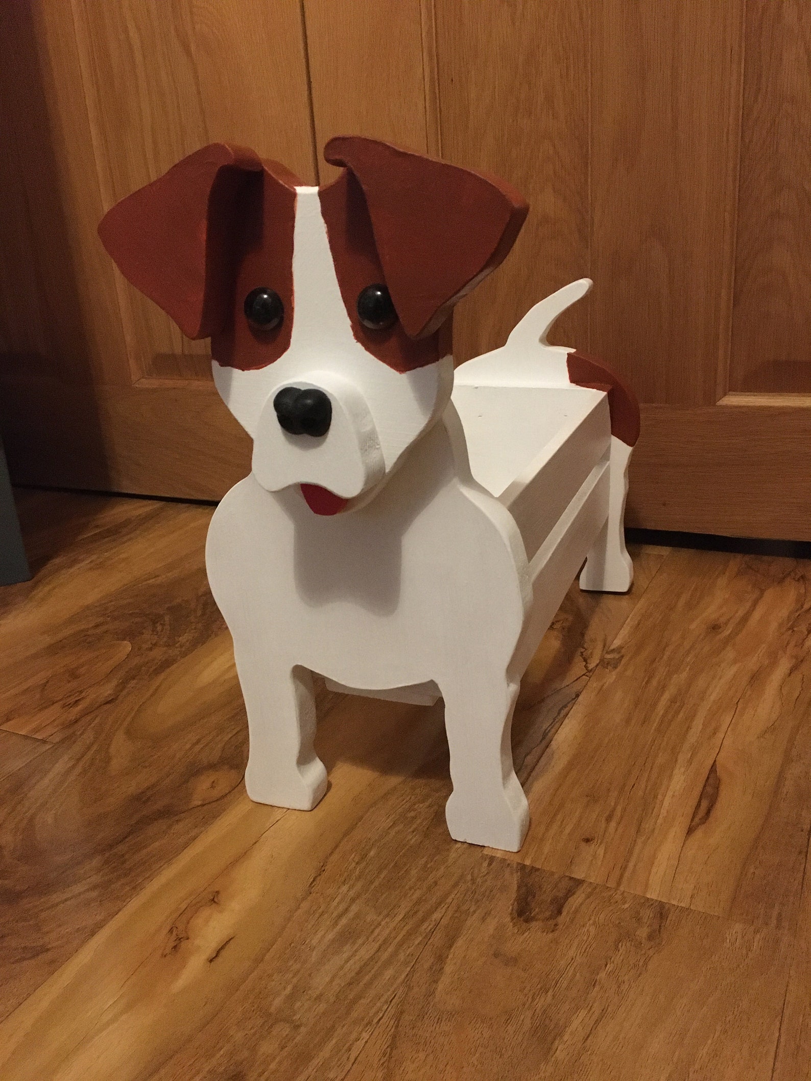 Jack Russell Wooden Planter Pet Storage Etc. Garden Planter - Etsy UK