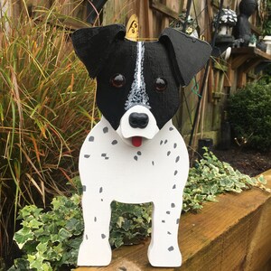 Jack Russell Wooden Planter Pet, Storage Etc. Garden Planter - Birthday ...