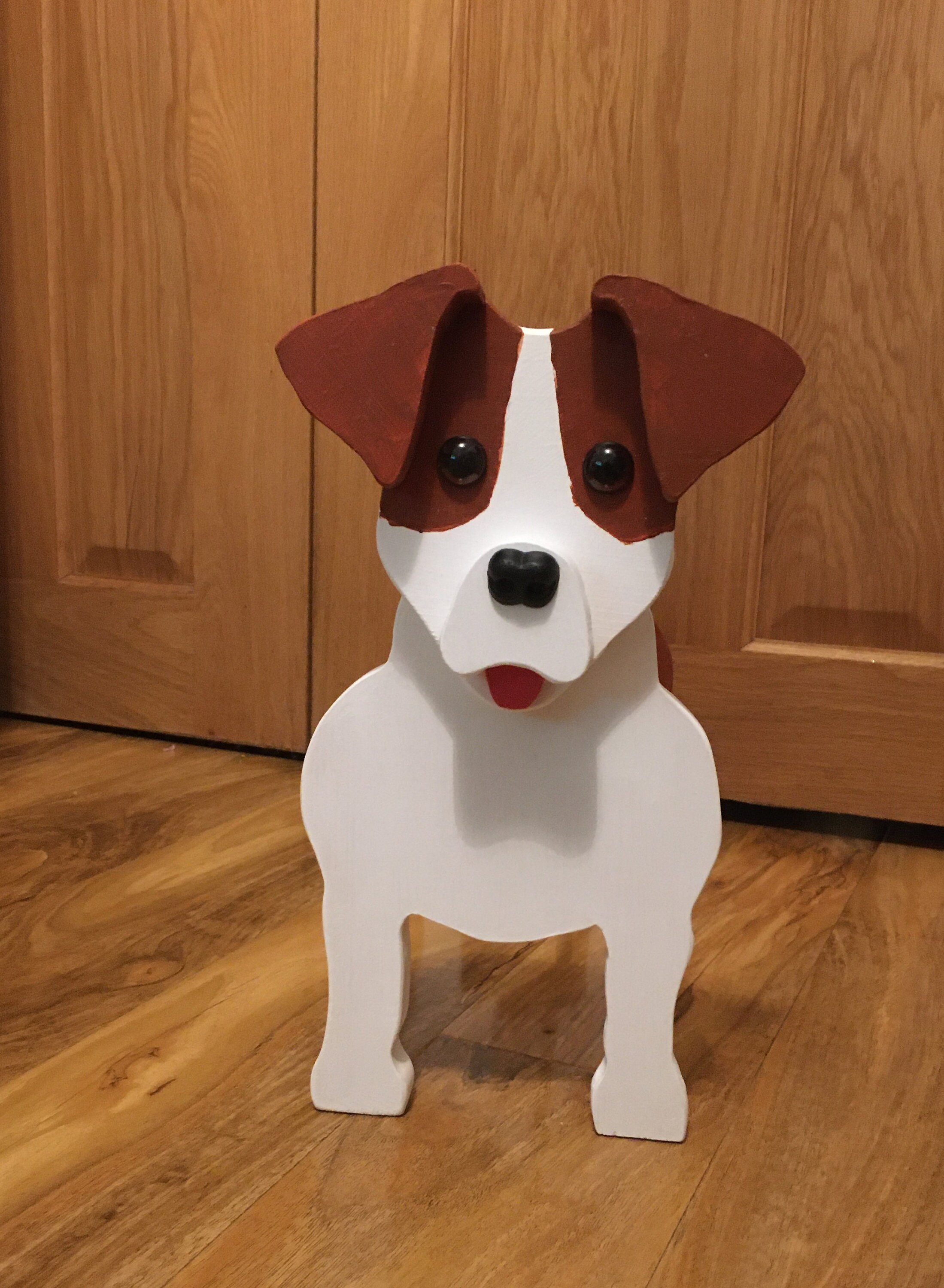 Jack Russell Wooden Planter Pet Storage Etc. Garden Planter - Etsy UK