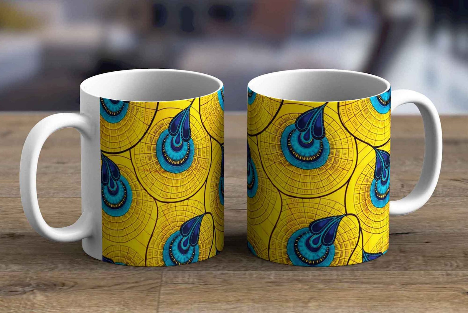 Fabric 55 - African Style Mug, Coffee Mug Gift, African Print Mugs ...
