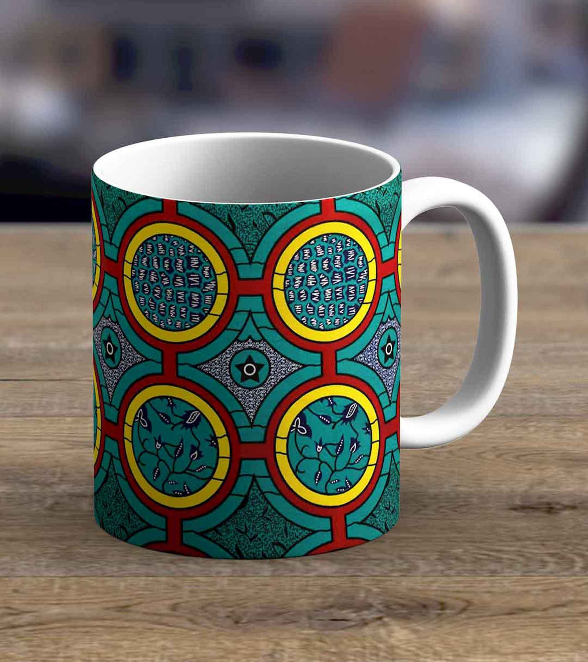 Fabric 50 African style mug Coffee Mug Gift African print | Etsy