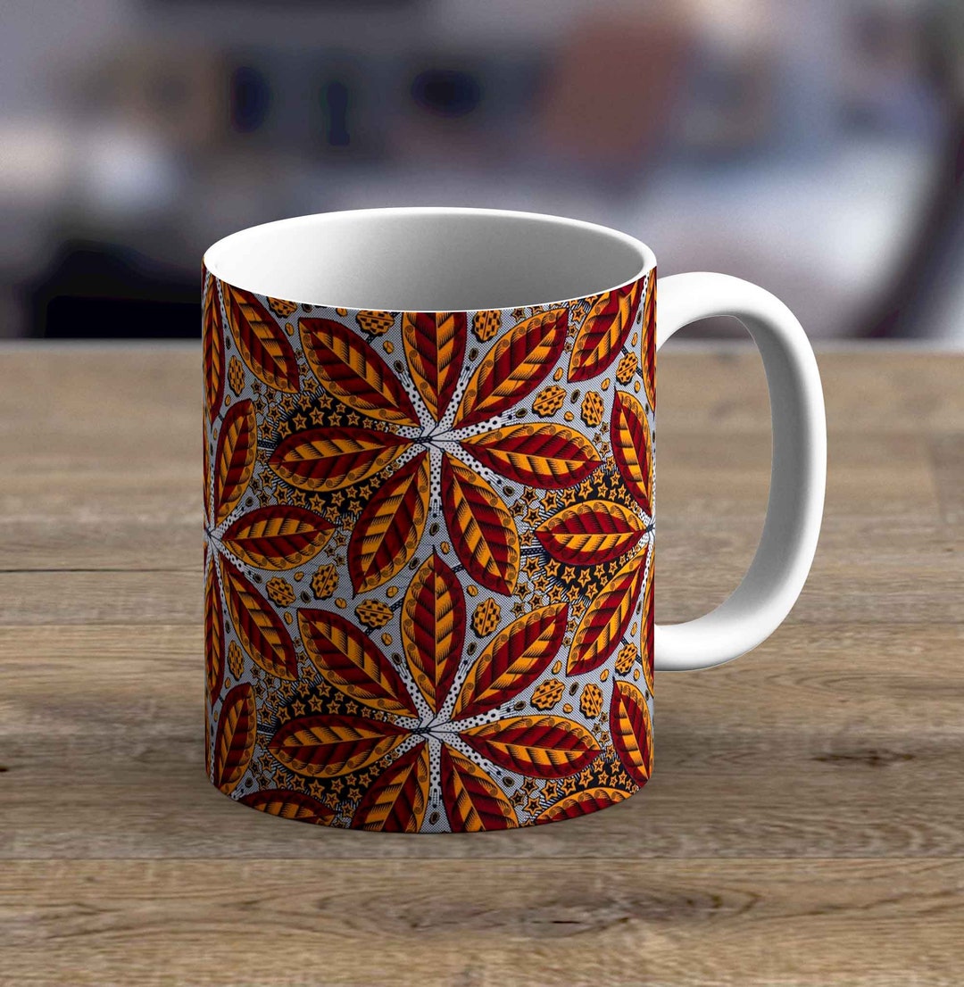 Fabric 61 - African Style Mug, Coffee Mug Gift, African Print Mugs ...