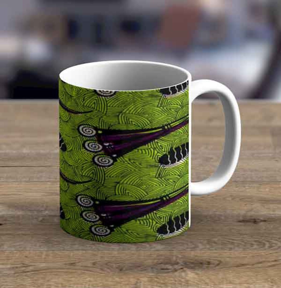 Mugs & Teacups Fabric 14 African Style Mug, Coffee Mug Gift, African ...