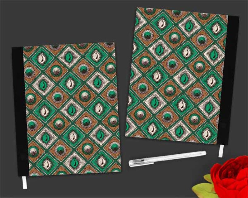 Stationery Notepads Inspirational message A5 and A6 A5 Ankara Fabric ...
