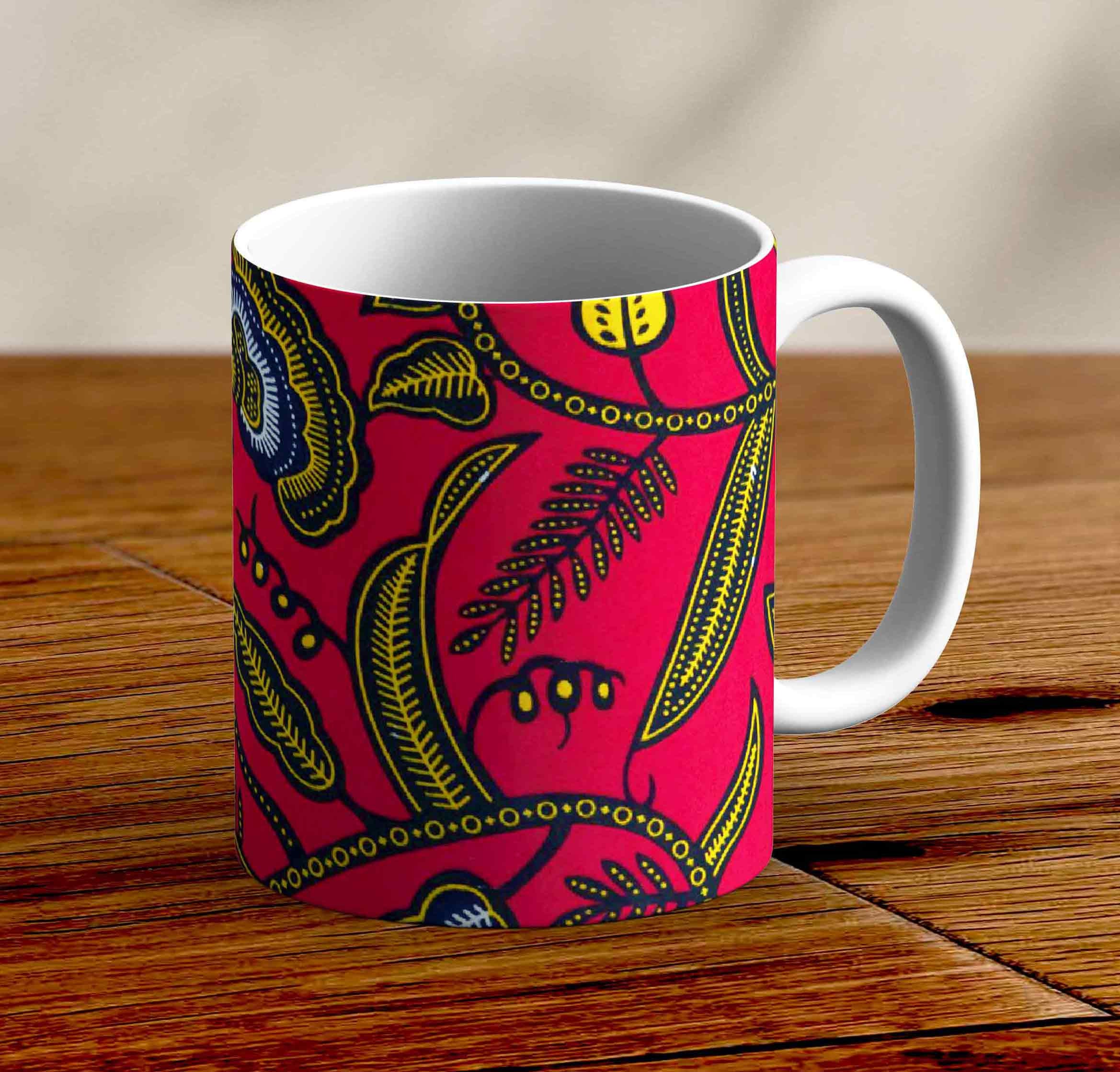 Fabric 27 African coffee mugs Coffee Mug Coffee mug | Etsy