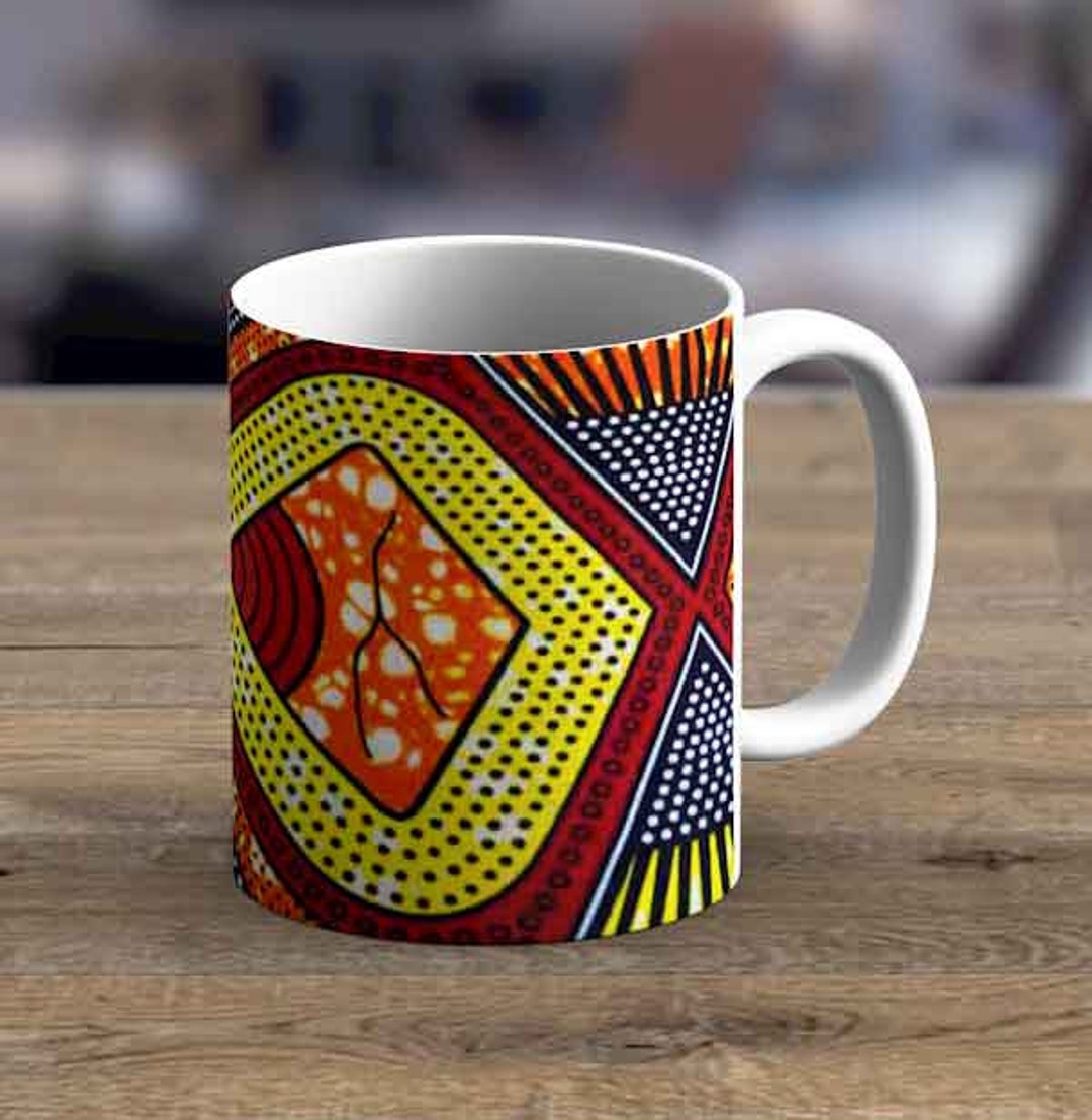 Mugs & Teacups Fabric 17 - Wedding Gifts, African Style Mug, Coffee Mug ...