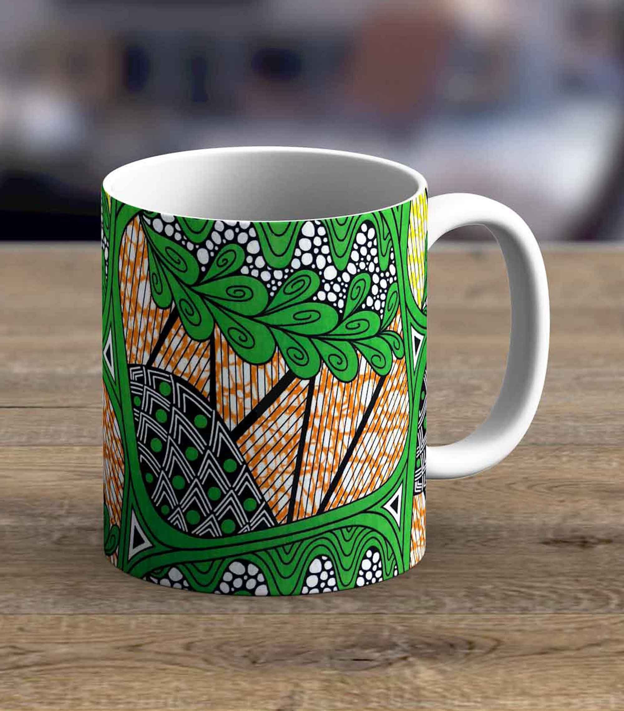Fabric 52 African Style Mug, Coffee Mug Gift, African Print Mugs ...