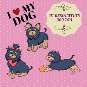 14 Cute Dog Clipart Set for Personal & Commercial Use. Dogs and Puppy ...