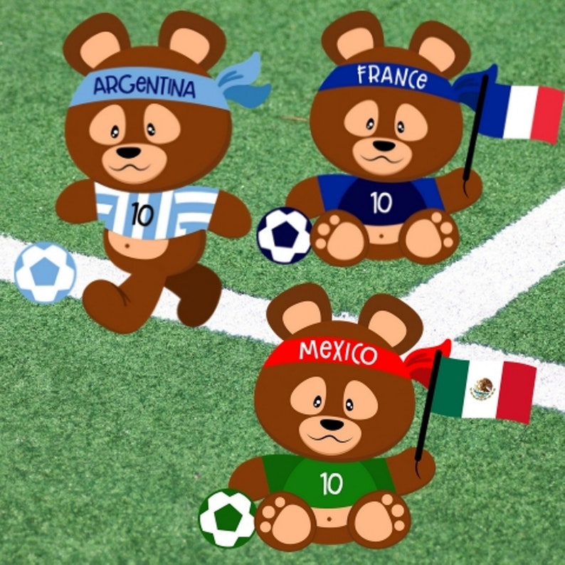 12 Soccer Images Clipart Set With UNLIMITED Personal & Commercial Use ...