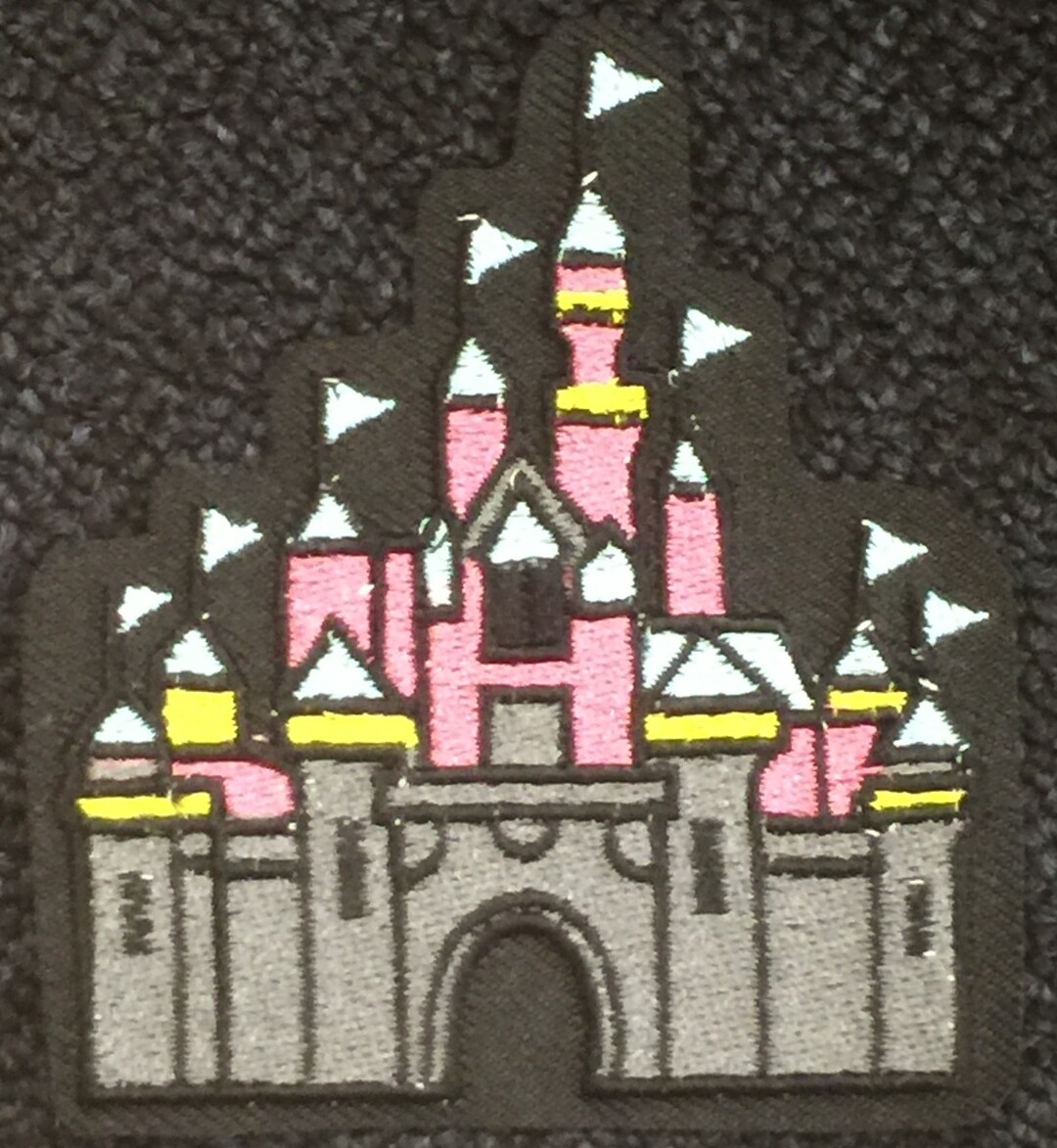Disney Disneyland Disney World – Castle – Patches – Iron on Embroidered ...