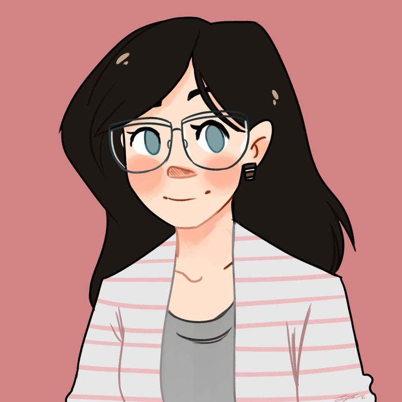 Profile Picture Cozy Style Custom Avatar - Etsy