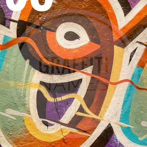 Graffiti Number 9 6x4 Print to Create Personalised Name. - Etsy