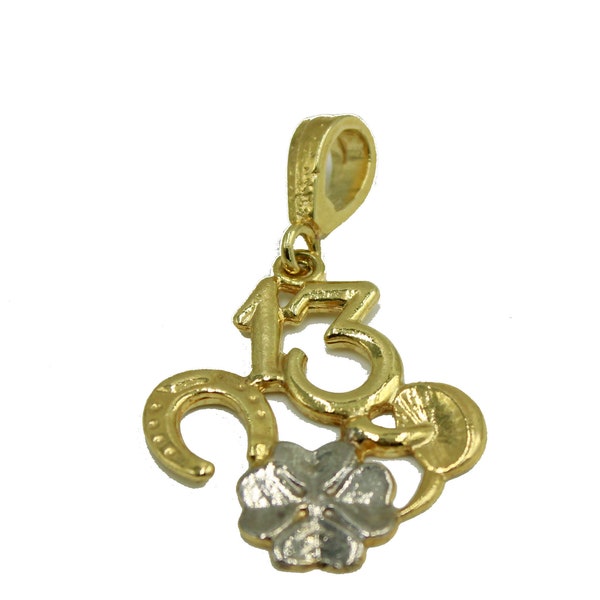 Lucky 13 Charm - Etsy