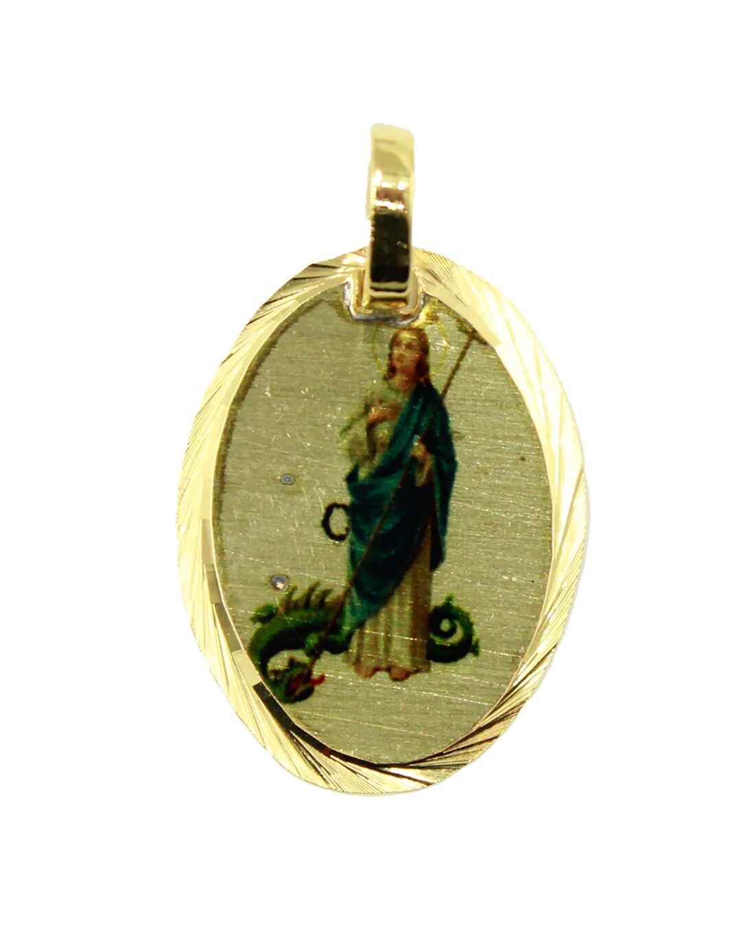 Saint Marta Medal With 20 Inch Chain Santa Marta Medalla - Etsy