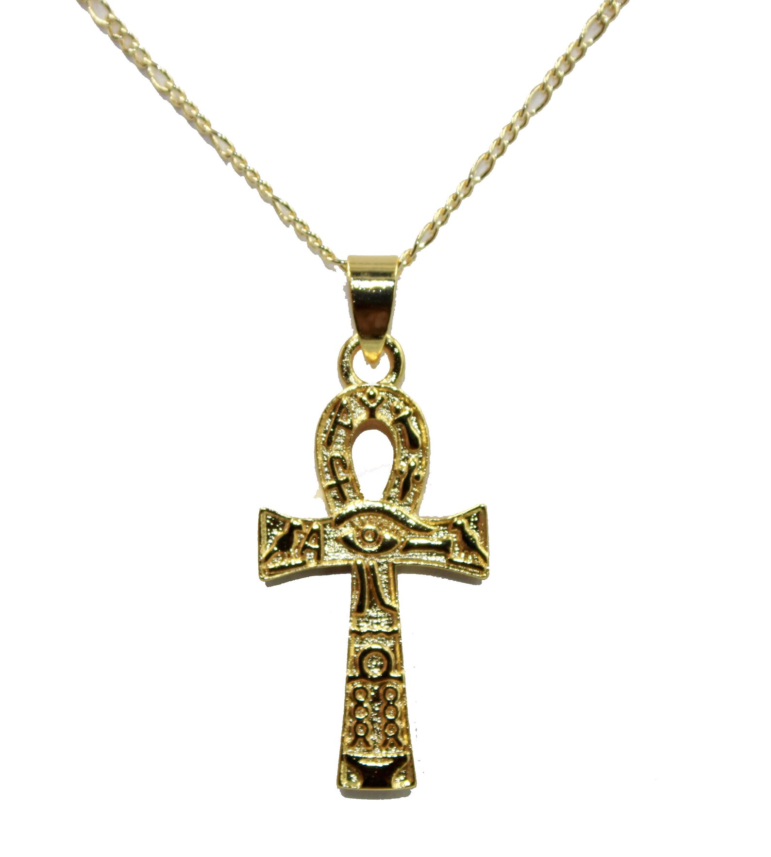 Osiris Cross 18k Gold Plated With 22 Inch Chain Egyptian | Etsy