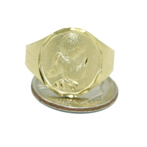 Praying Angel 18k Gold Plated Ring Angel Ring Size 7, 8 & 8.5 18k Gold ...