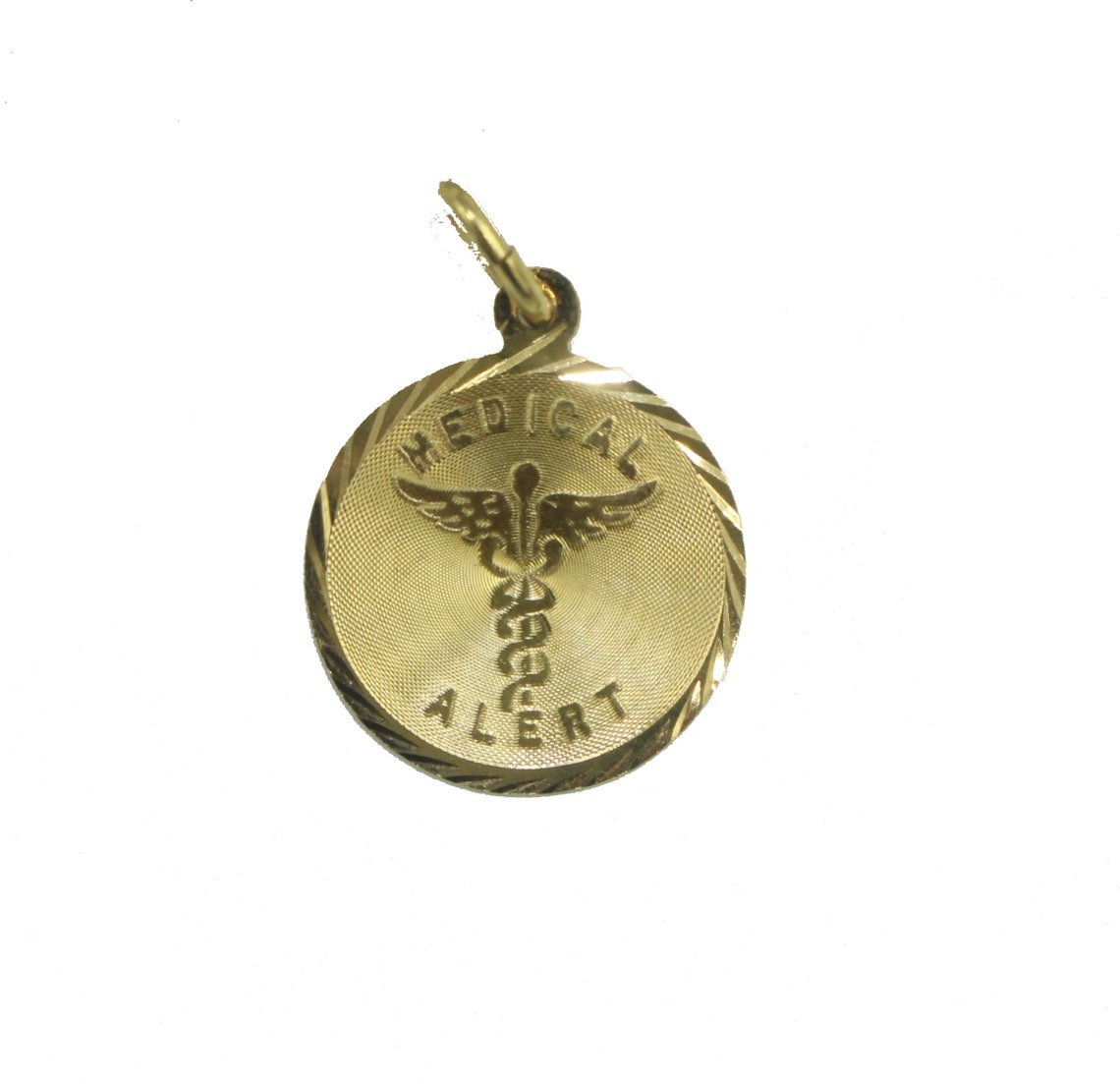 Medical Alert 18k Gold Plated Pendant With 20 Inch Chain - Etsy