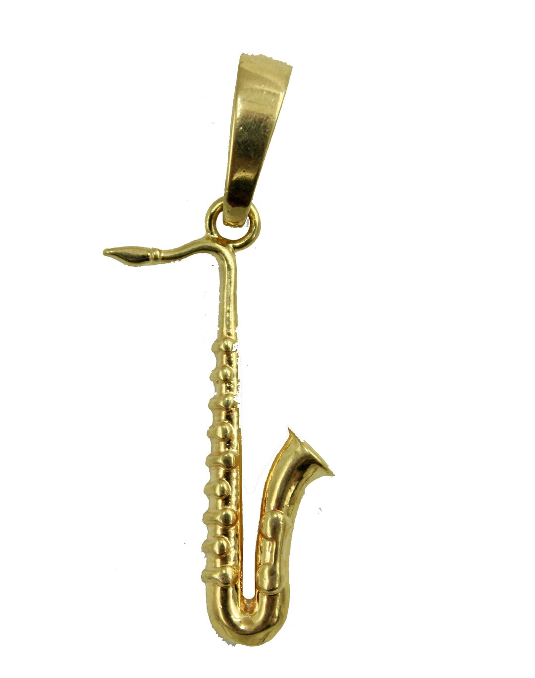 Saxophone Pendant 18k Gold Plated Pendant With 20 Inch Chain - Etsy