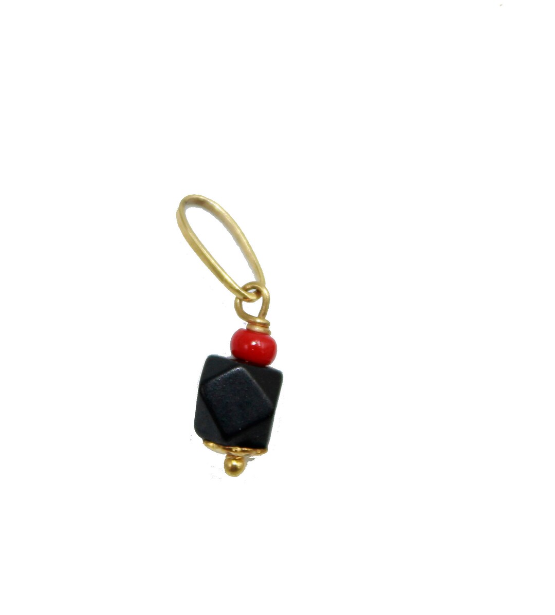 Azabache Ball 4mm Pendant 14k Gold Real Azabache Dije 14k Yellow Gold ...