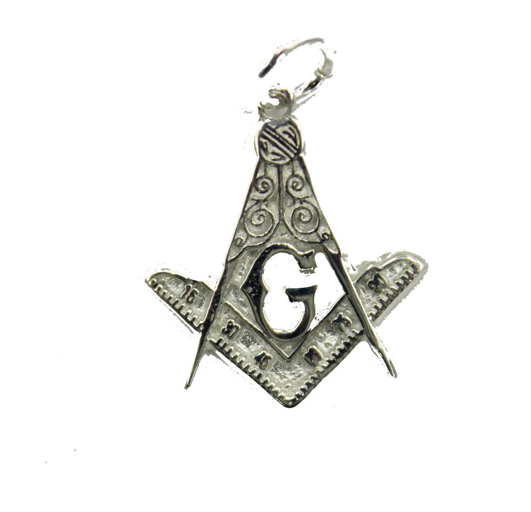 Freemason-masonic Pendant .925 Sterling Silver Freemason - Etsy