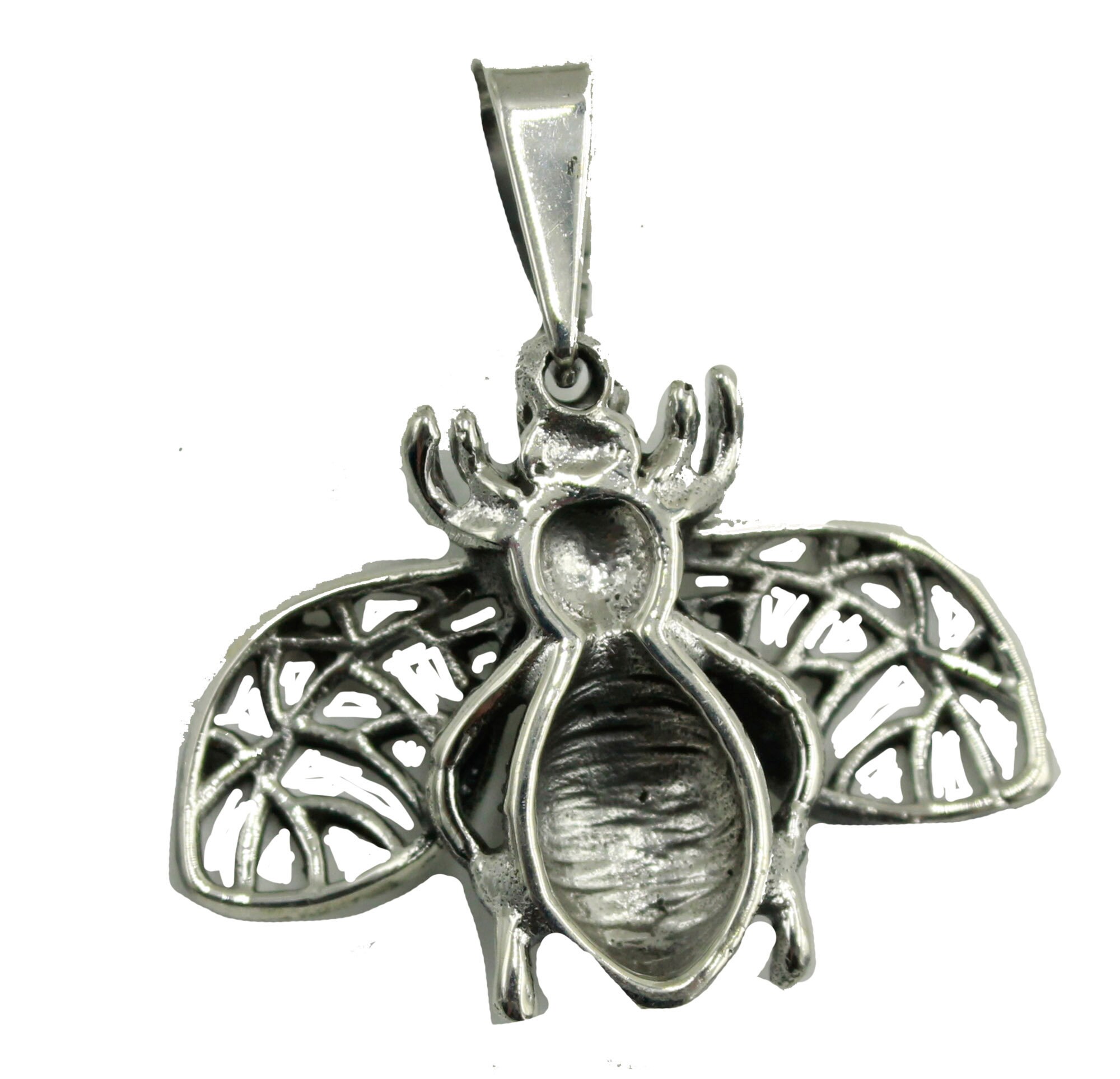 Bee Pendant .925 Sterling Silver Pendant Bee Charm Pendant | Etsy