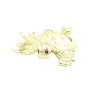 Chicken Pendant 10k Yellow Gold Chicken Charm Pendant 10k - Etsy