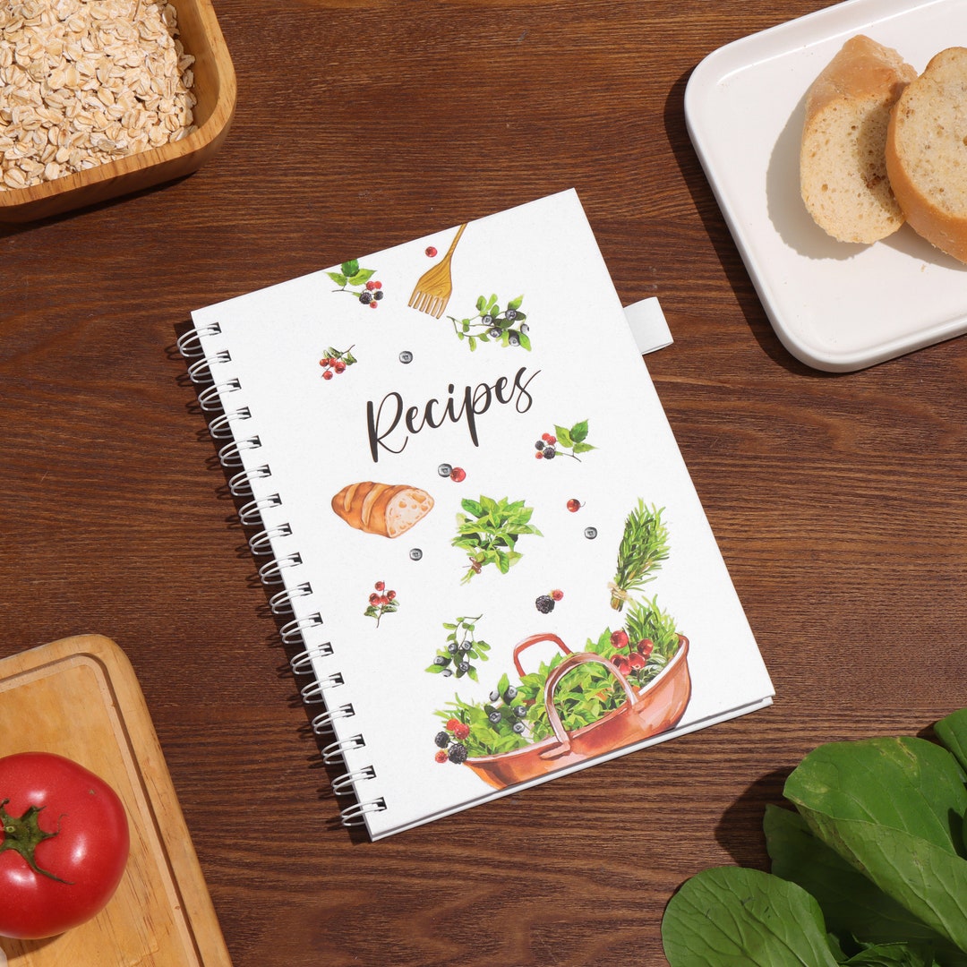 6 X 9 Sunflower Lemon Personalized Recipe Book, Blank Recipe Book ...