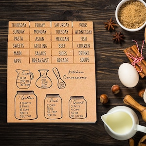 Set of 24 4x6 Recipe Card Dividers for Recipe Box, Recipe Dividers ...