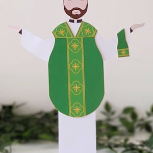 Latin Mass | Priest Paper Doll Printable | Miniature Vestments ...