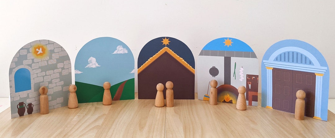 Infancy Narratives Printable Backdrops | Catechesis of the Good ...