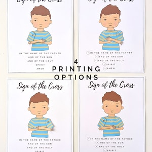 Printable Sign of the Cross Practice Card | Prayer Aid | Catechesis ...