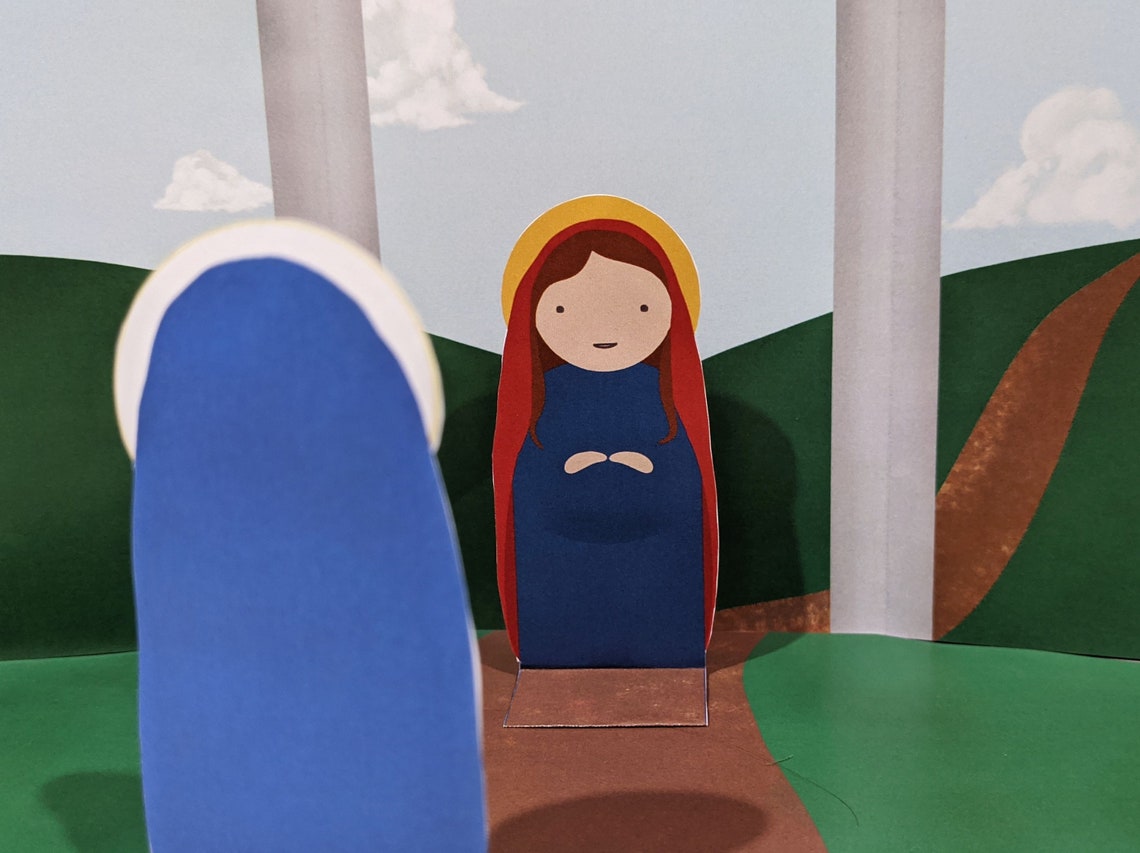 Printable Visitation Diorama | Atrium Level 1 | Catechesis of the Good ...