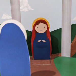 Printable Visitation Diorama | Atrium Level 1 | Catechesis of the Good ...