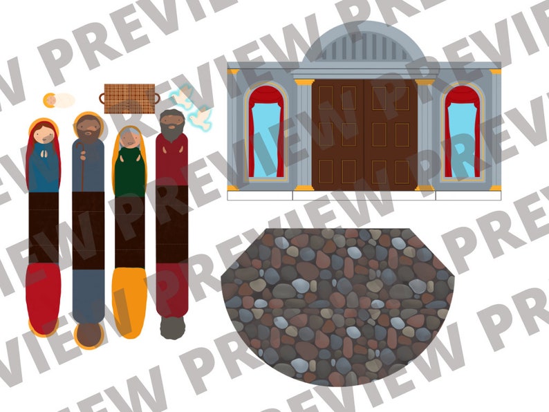 Printable Presentation Diorama Candlemas Atrium Level 1 Catechesis of ...