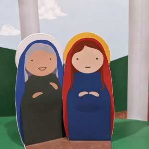 Printable Visitation Diorama | Atrium Level 1 | Catechesis of the Good ...