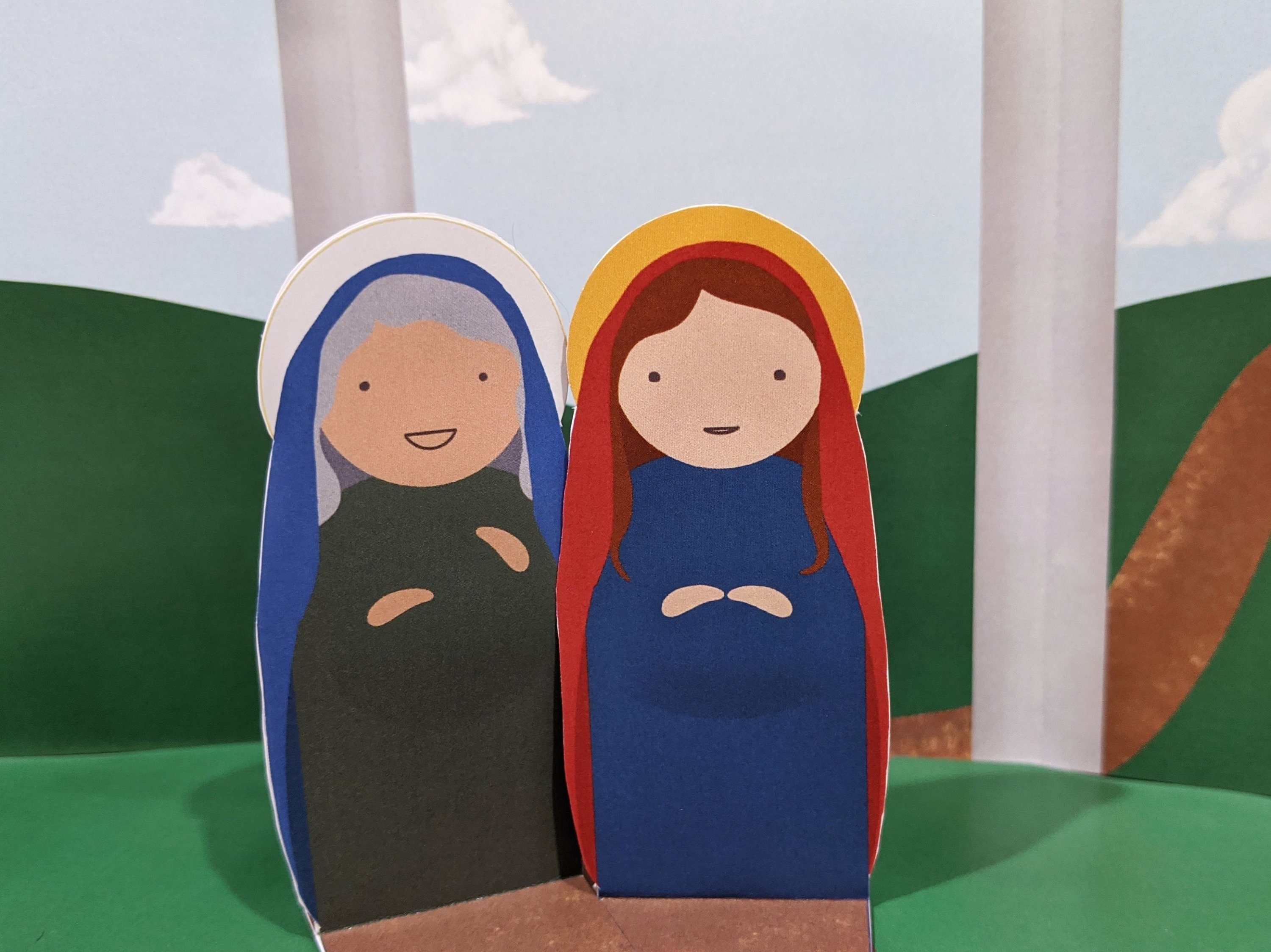 Printable Visitation Diorama Atrium Level 1 Catechesis of the Good ...