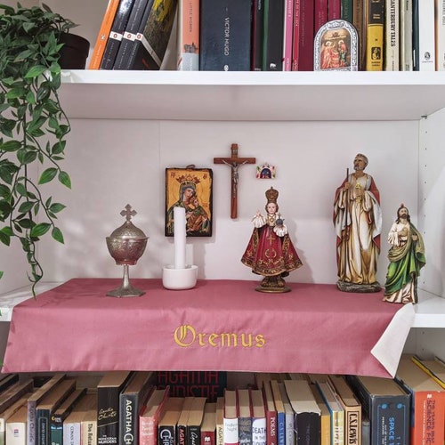 Embroidered Reversible Catholic Altar Cloth 40x57cm - Etsy