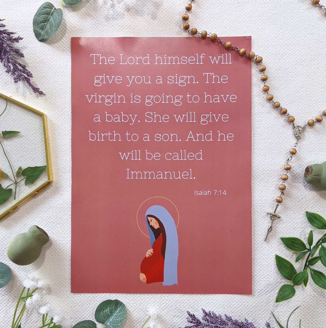 Printable Prophesy Cards | Set of 5 | Level 1 Atrium | Advent ...