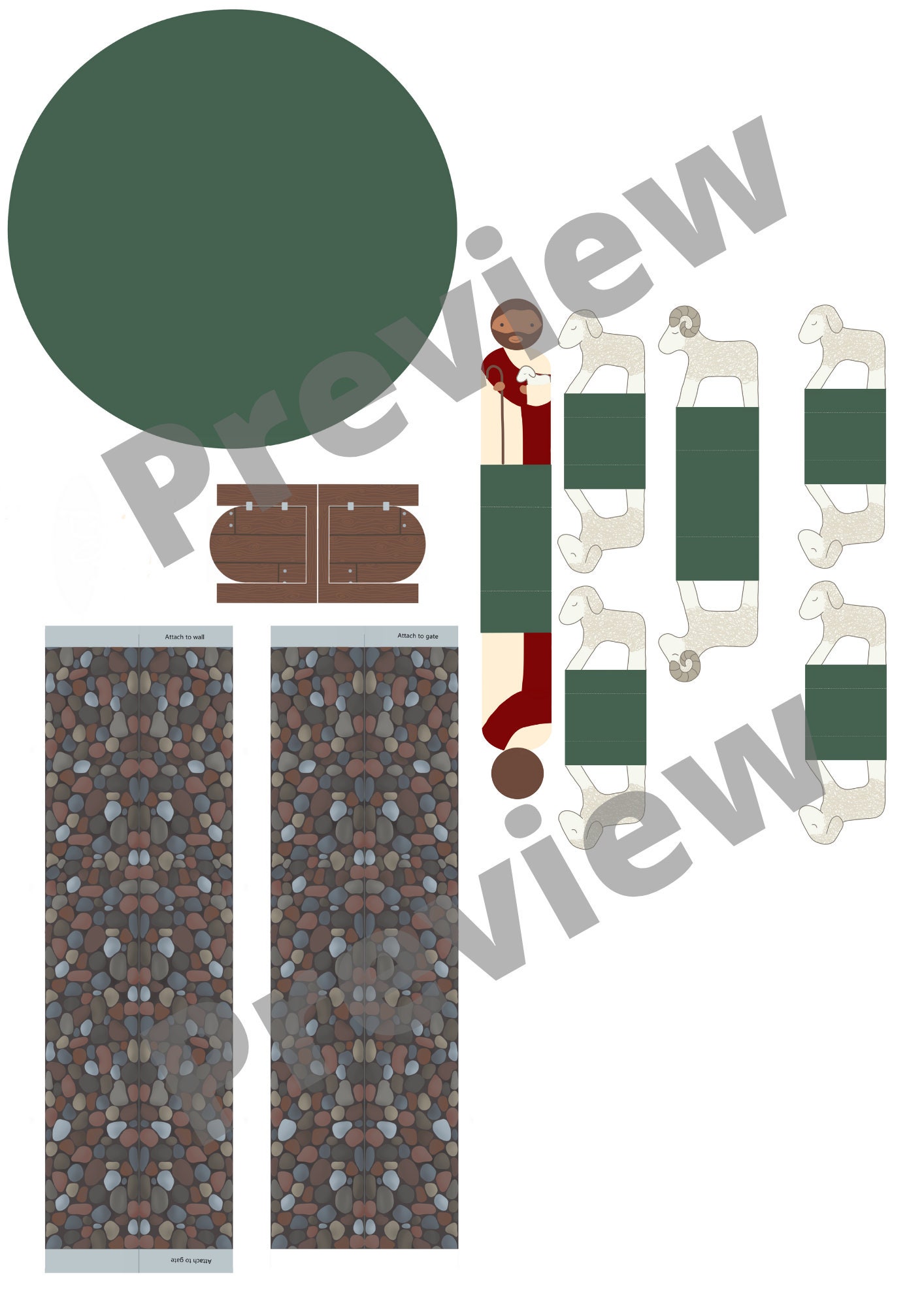 Printable Sheepfold Atrium Level 1 Catechesis of the Good - Etsy