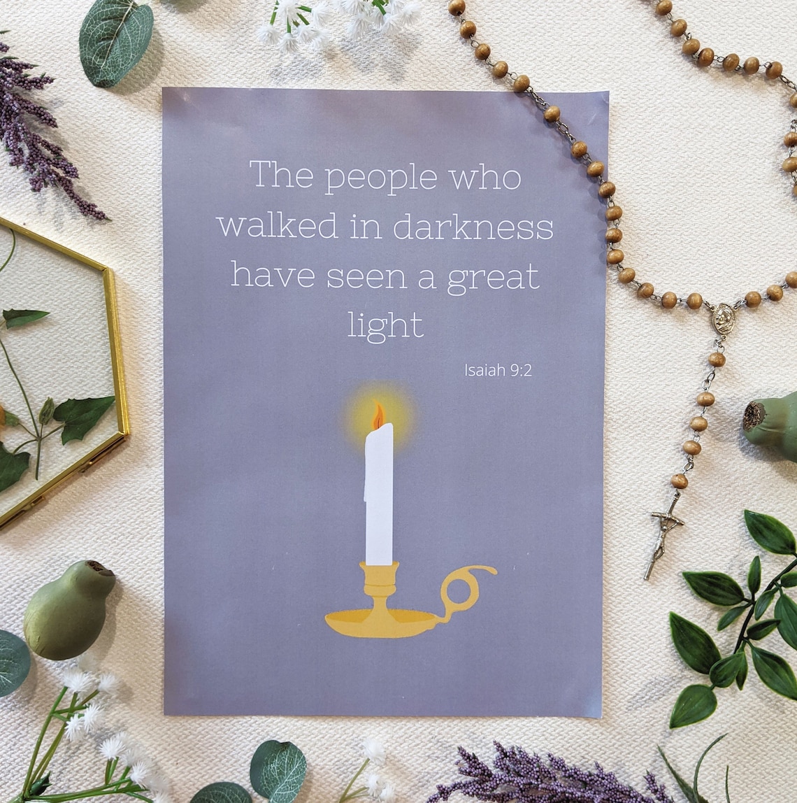 Printable Prophesy Cards Set of 5 Level 1 Atrium Advent | Etsy