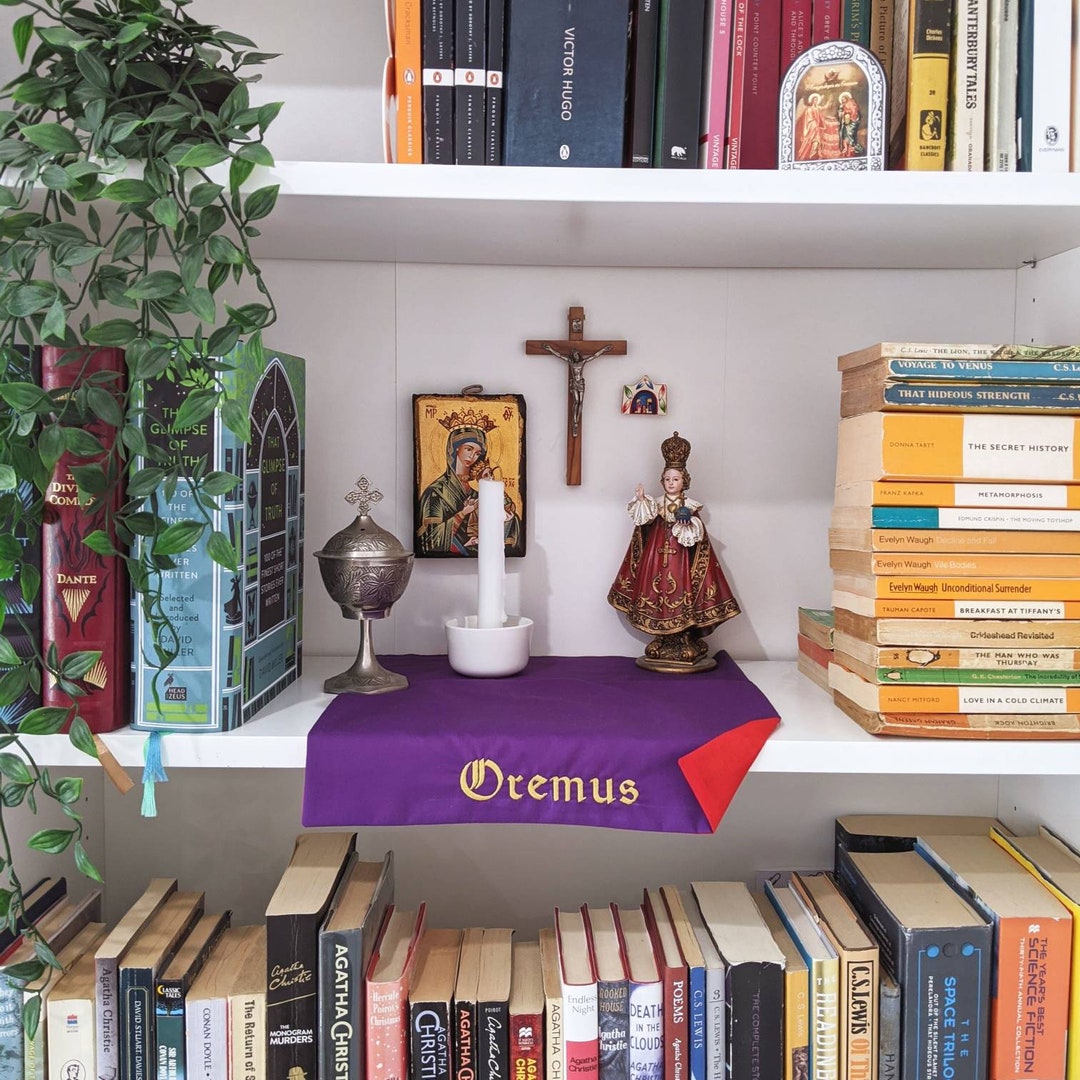 Embroidered Reversible Catholic Altar Cloth | 30x20cm 11.8x7.9inches ...