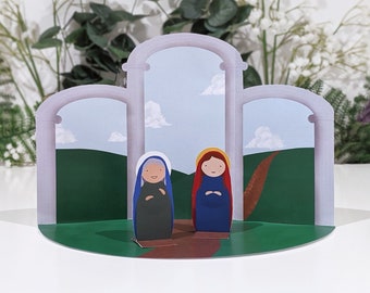 Printable Annunciation Diorama Atrium Level 1 Catechesis of the Good ...